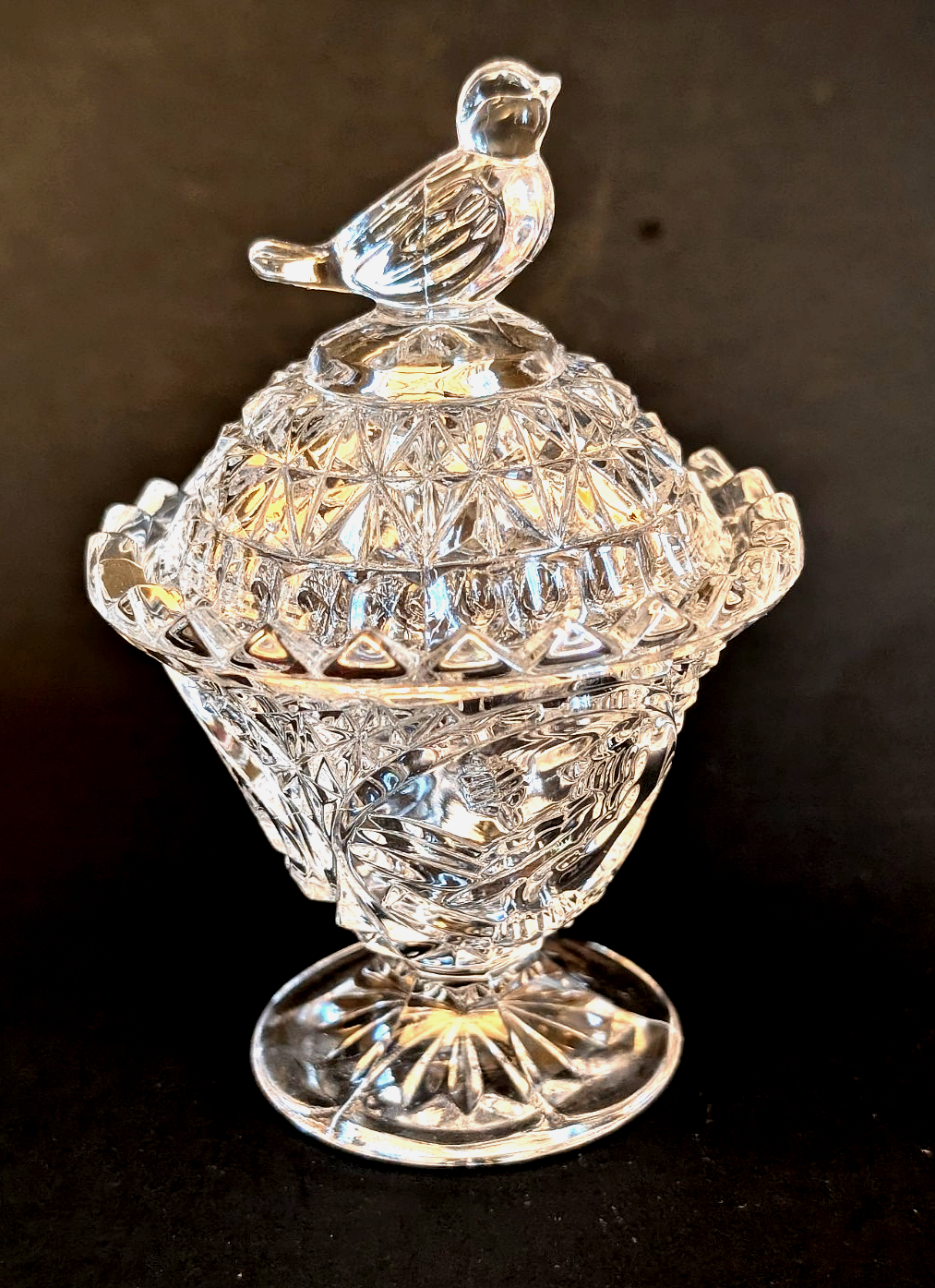 Hofbauer The Byrdes Collection Crystal Round Trinket Box W/ Bird Lid | eBay