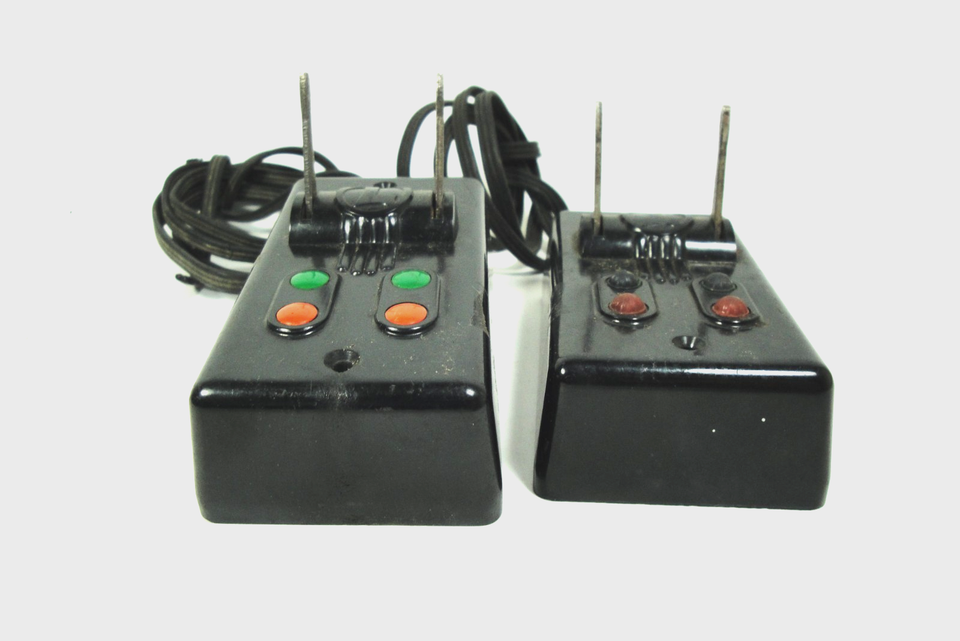 Lionel 027 Gauge 1121 Remote Control Switches L&R w Dual Controller ...