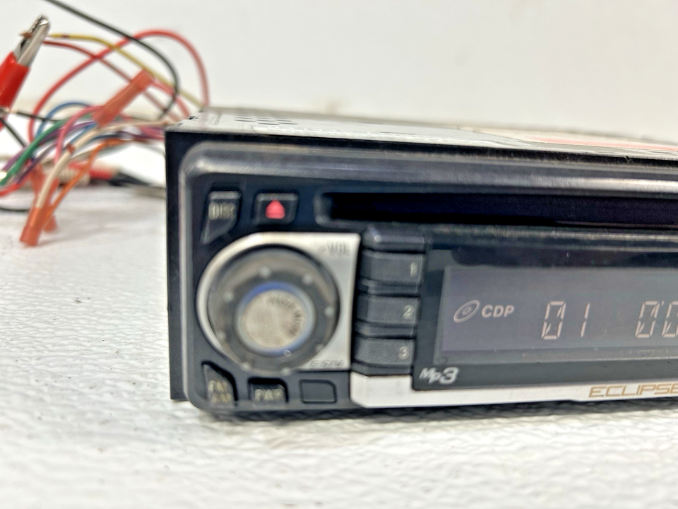 Eclipse CD3403 CD player radio stereo MP3 single din head unit | eBay