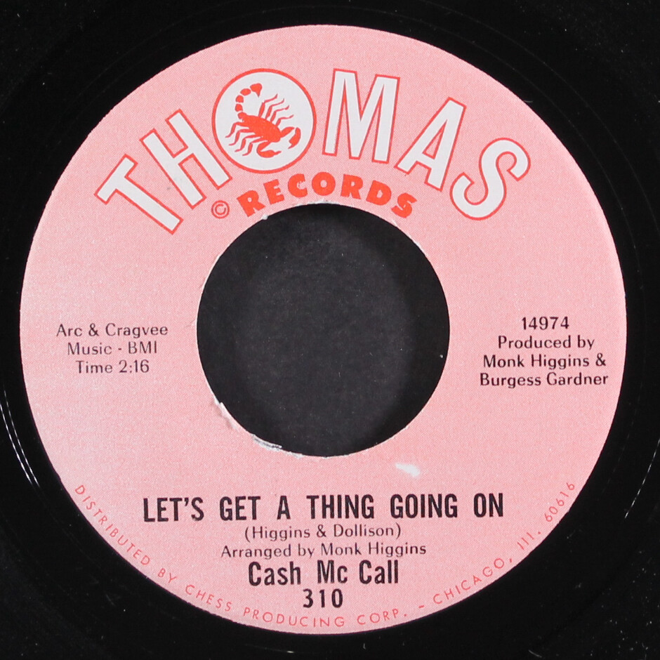 CASH MCCALL: you can't take love / let's get a thing going on THOMAS 7 ...