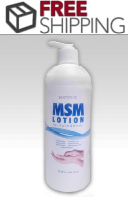 MSM Lotion - 32oz - Superior Health Products - Pure & Natural - Free ...