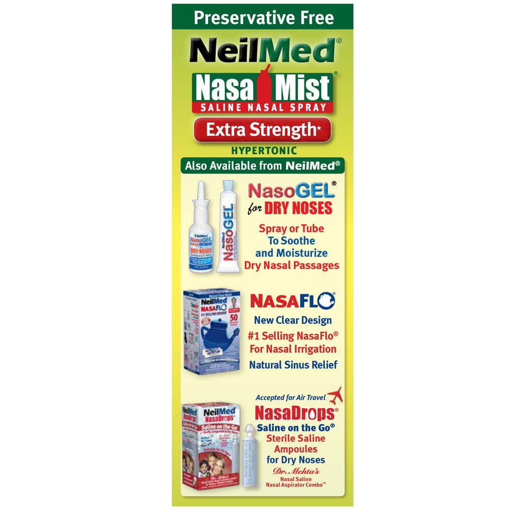 Neilmed Pharmaceuticals NeilMed Nasa Mist Nasal Spray, 4.2 fl oz | eBay