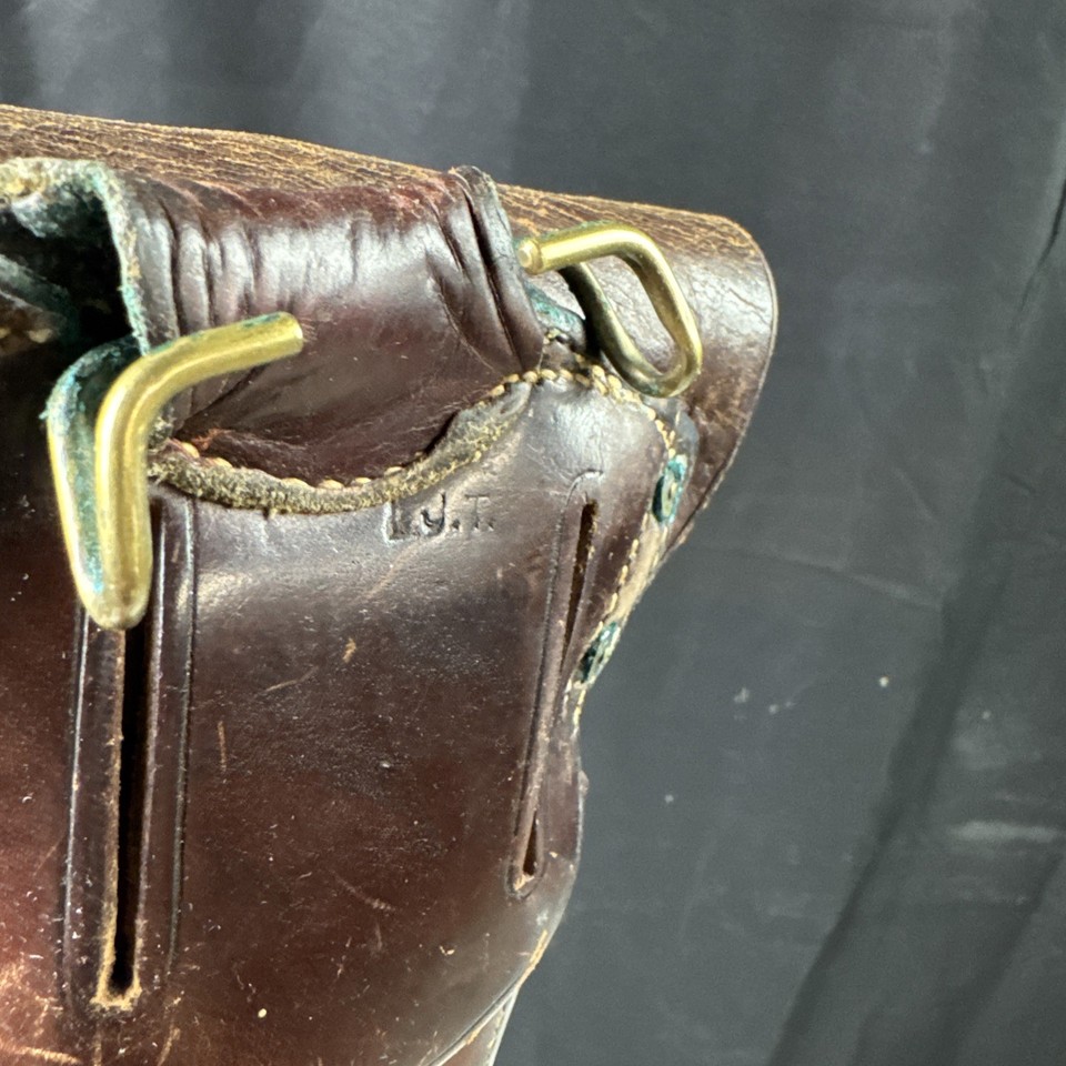 WWI WWII US ARMY M1916 Leather Hand Gun Holster 45 1911 RARE | eBay