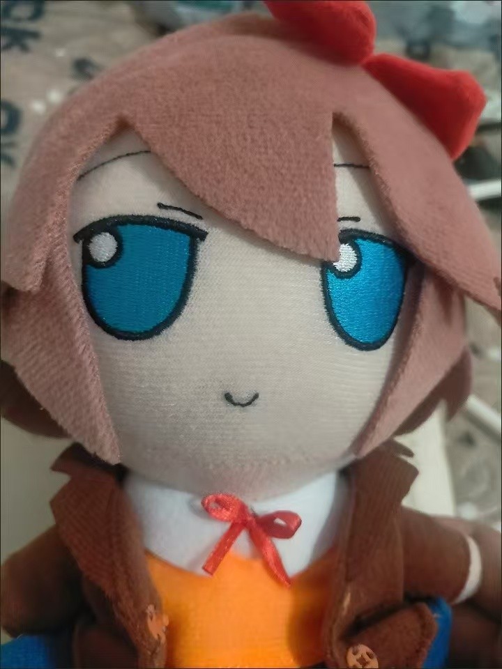 Doki Doki Literature Club! Sayori Monika Yuri Fumo Fumo Plush Doll Toy ...