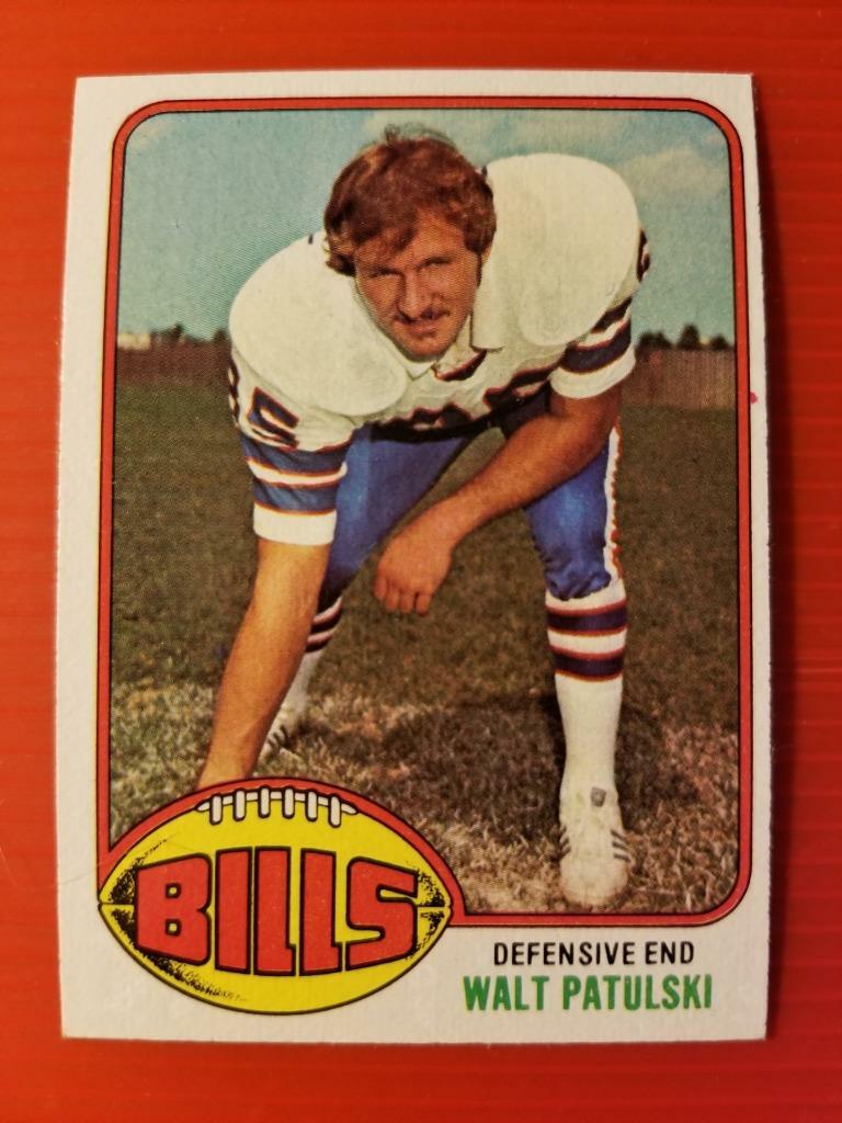 VINTAGE WALT PATULSKI #358 BUFFALO BILLS - NOTRE DAME - 1976 TOPPS ...