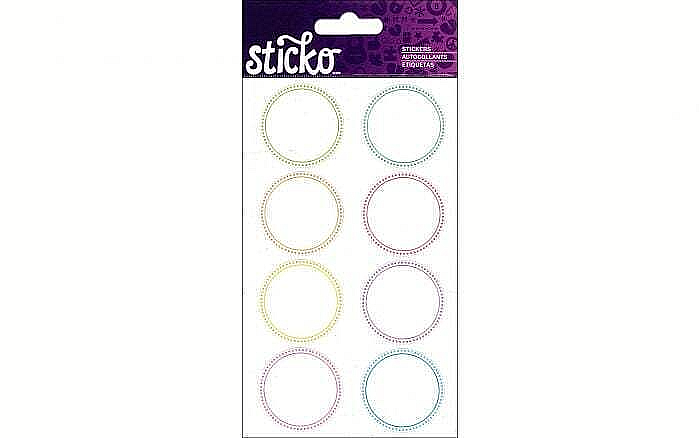 Sticko COLOR CIRCLE LABELS - 8 pcs | eBay