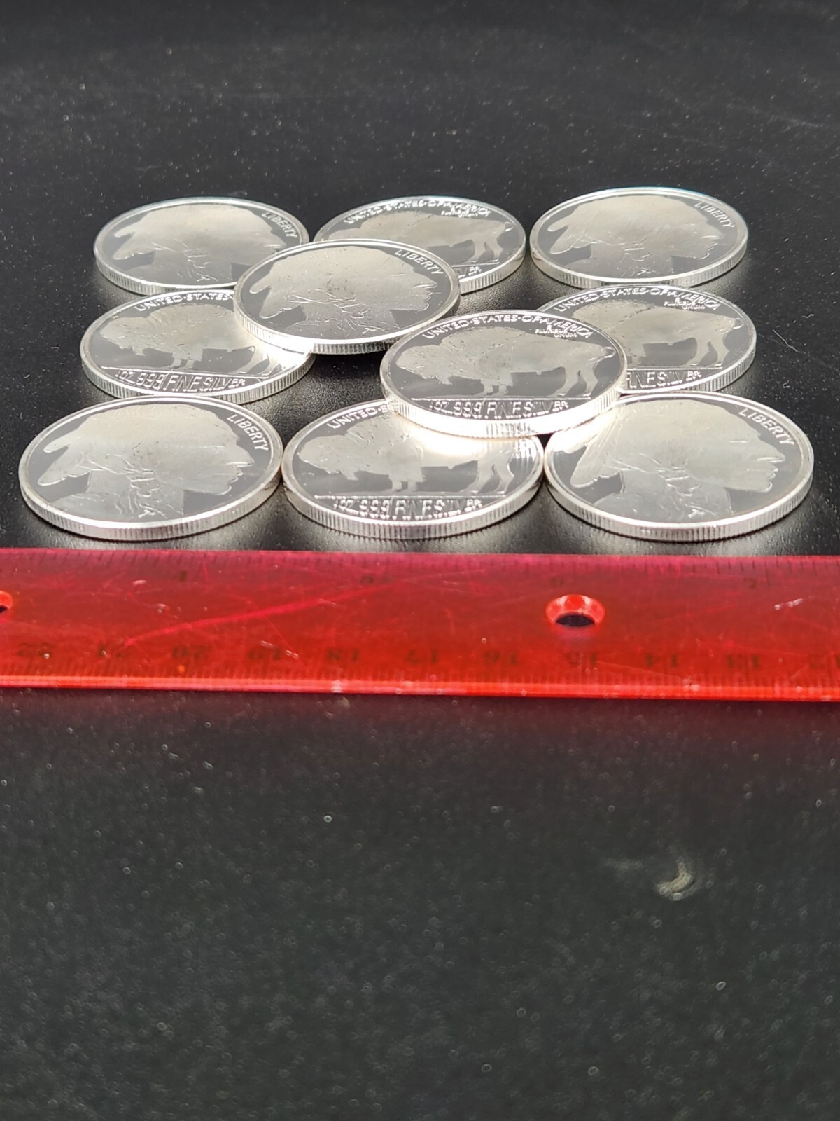 10-troy-oz-999-fine-silver-buffalo-lot-bullion-1oz-rounds-x10-flash