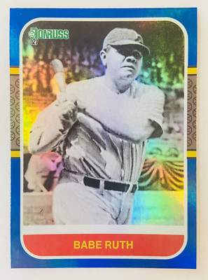 2021 Donruss BABE RUTH Blue Parallel #228 | eBay