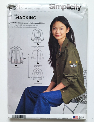 Simplicity Sewing Pattern 0214 Misses Jacket w/Design Hacking XS-XL, 6 ...