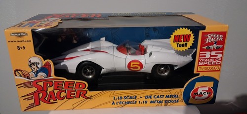 Ertl American Muscle Speed Racer Mach 5 With Chim Chim figure 1:18 ...