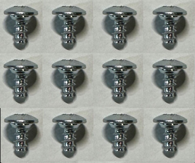 12x IKEA EURO SCREW SCREWS CXN WITH NECK STEEL 8mm LENGTH PART # 113286 ...