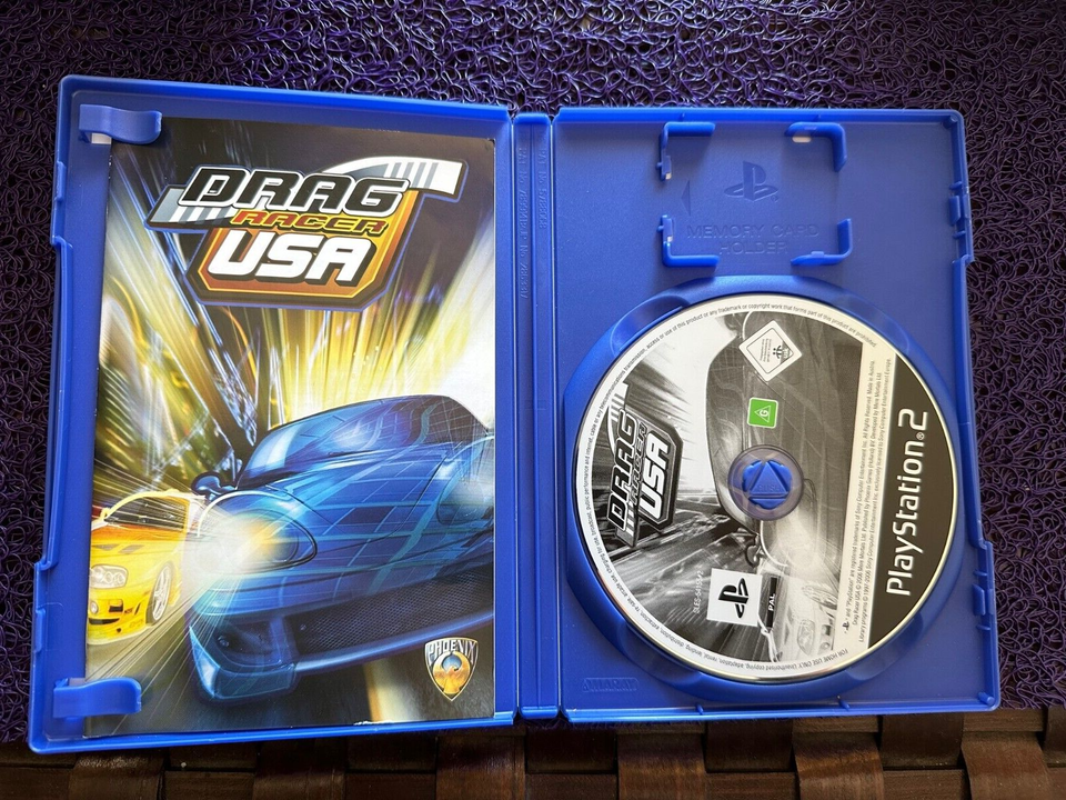 Drag Racer USA Sony Playstation 2 PS2 PAL Exclusive English CIB Phoenix ...