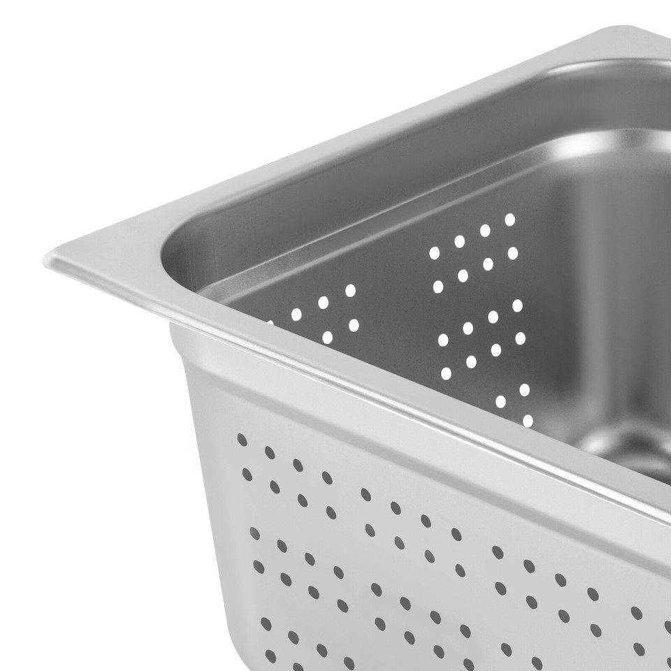 NEW!1/2-Size Perforated Stainless Steel Steam Table Food Pan 6" Deep ...