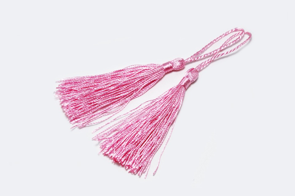 Quaste mit Anhänger 13 cm Quasten Troddel Bommel mit Schlaufe, QS10 ...