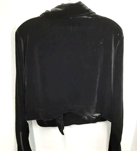 ModCloth x Collectif My Nocturnal Soul Velvet Moto Jacket US Size 22 ...