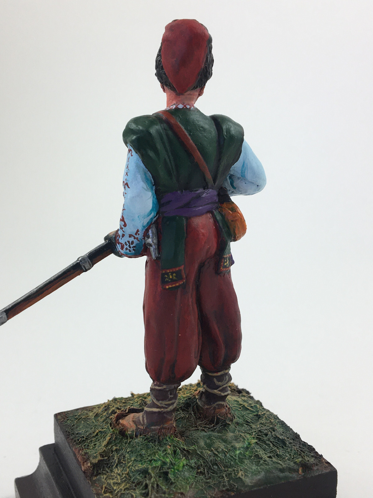 Painted Cossack miniature 60 mm, Cossack figure, Tin soldier ...