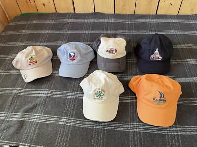 Lot Of 6 US Open USGA Golf Hats USGA Member Hats 2011-2019 | eBay