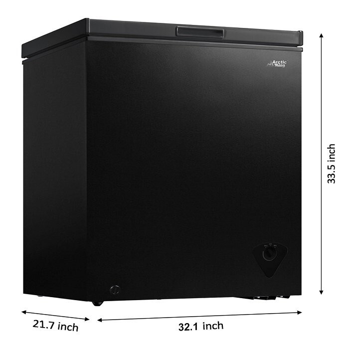 [US WAREHOUSE] Arctic King 7.0 Cu ft Chest Freezer, Convertible, Black ...