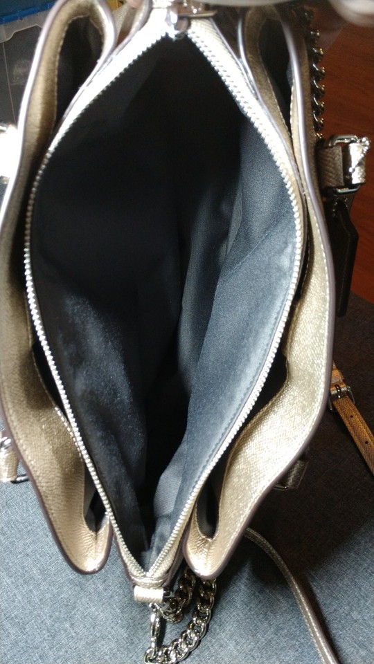 COACH Crossbody Shoulder Handbag Pebble Leather F32165 SV/PLATINUM SAGE ...