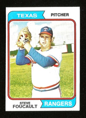 1974 Topps SET BREAK #294 STEVE FOUCAULT RC TEXAS RANGERS (001) | eBay