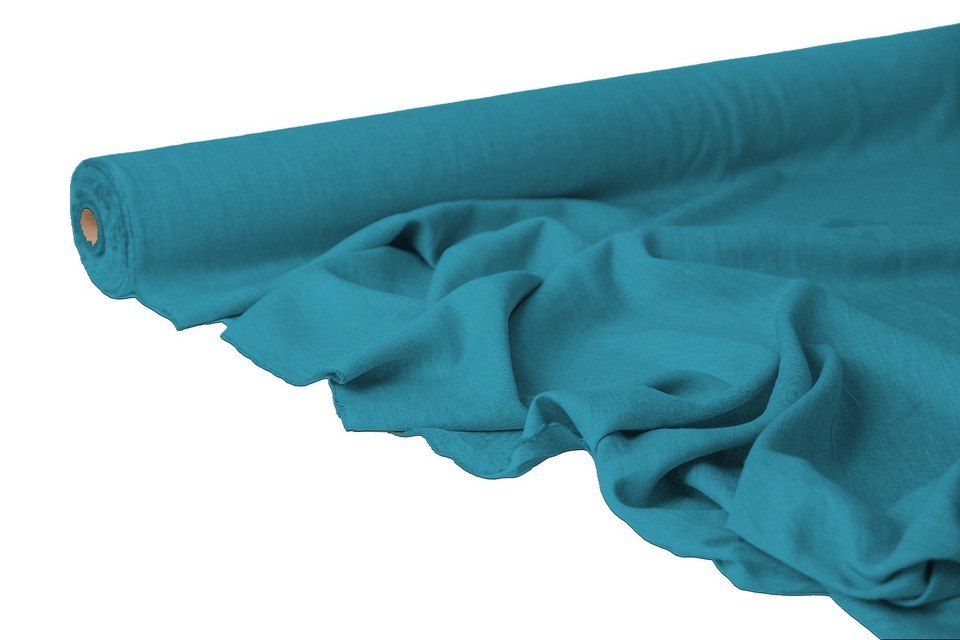 Natural Linen Fabric By The Yard Soft Stone Washed Flax Material Sewing ...