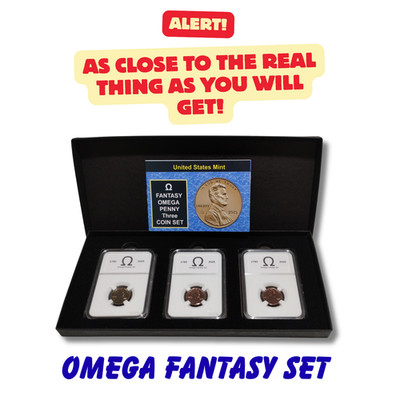 2025 Lincoln Penny - Lasered Omega Privy Mark - 3 Coin Fantasy set - In ...