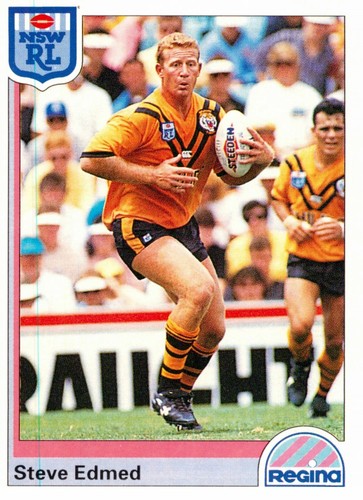 1992 BALMAIN TIGERS NRL Card STEVE EDMED Wests | eBay Australia