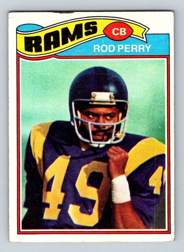 ROD PERRY 1977 TOPPS FOOTBALL RAMS ROOKIE #197 | eBay