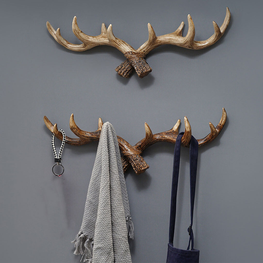Deer Horn Hook Add Rustic Charm To Space With Antler Wall Coat Hook ...