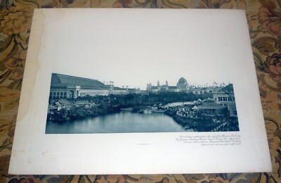 Columbian Exposition Panoramic Scene 1893 Photogravure E. Appleton ...