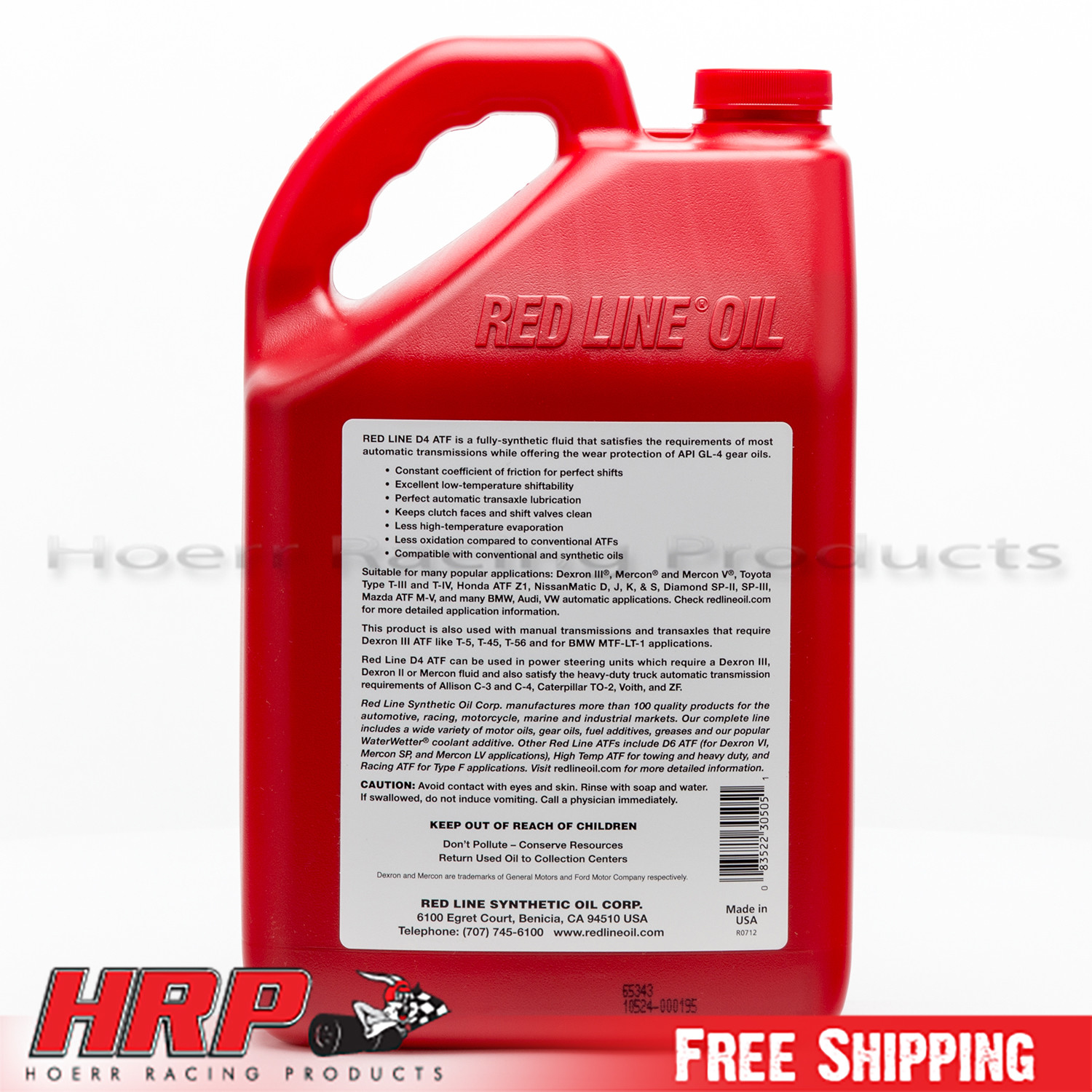 Red Line 30505 D4 Automatic Transmission Fluid ATF - 1 Gallon | eBay