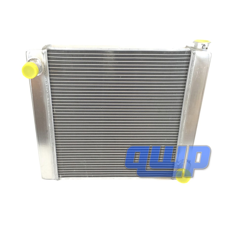 Universal Aluminum Radiator 22''x19''x3'' 2 Row Single Pass Chevy ...
