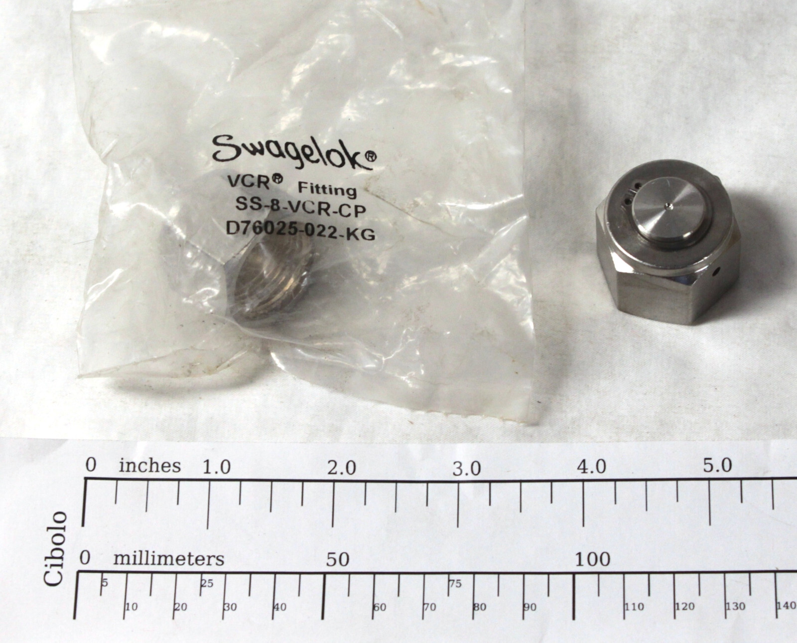 Swagelok SS-8-VCR-CP 1/2” Cap [D2T] | eBay