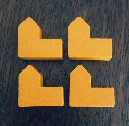 Catan (Orange Player City Piece Set) Official Extra/Replacement Game ...