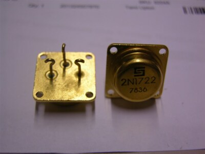1 Vintage Signetics 2N1722 TO-53 NPN Si High Power Transistors | eBay