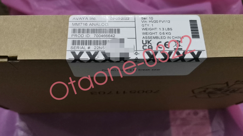 1PC NEW AVAYA 700466642 Avaya MM716 ANLG MEDIA MOD 24FXS delivery Via ...