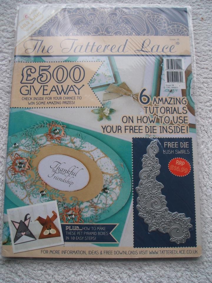 2 Tattered Lace magazines - issue 5 and issue 28, with dies | eBay UK