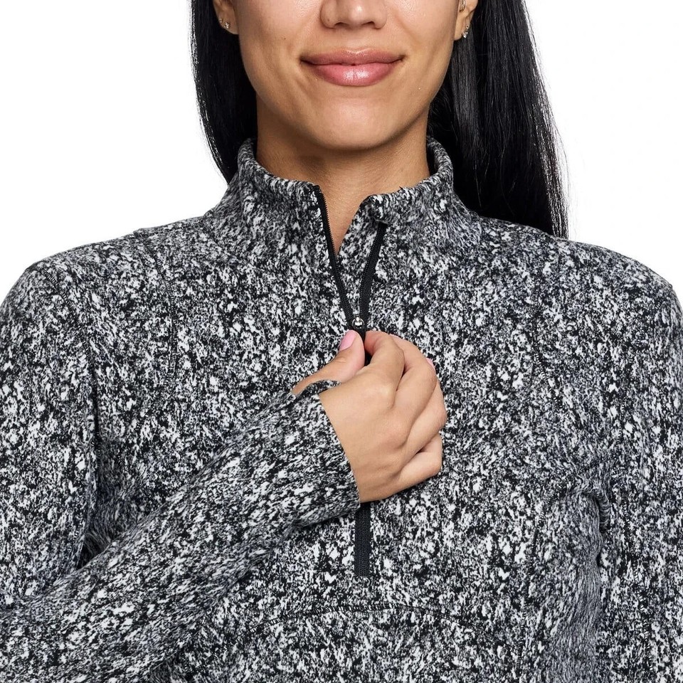 Spyder Active Women's Fleece Half Zip Printed Pullover, Multi, Size S ...