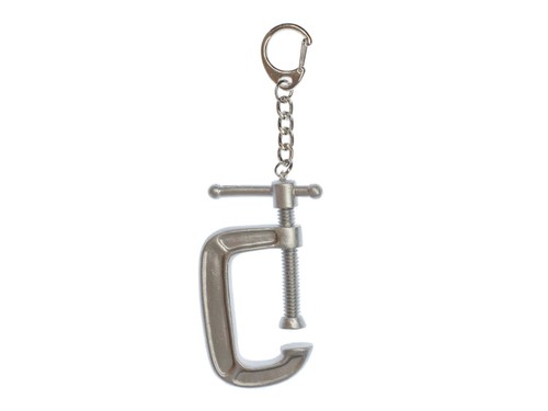 Clamp Keychain Miniblings Charm Home Handyman Build Workshop | eBay