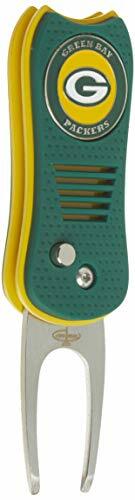 Green Bay Packers Switchblade Divot Tool with ball marker, magnetically ...