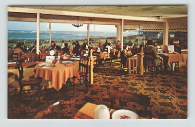Postcard ME Shawmut Inn Kennebunkport Dining Room Interior Panoramic ...
