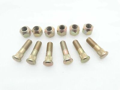 Ford Tractor Rear Wheel Hub Bolts And Nuts Set Of 6 | eBay
