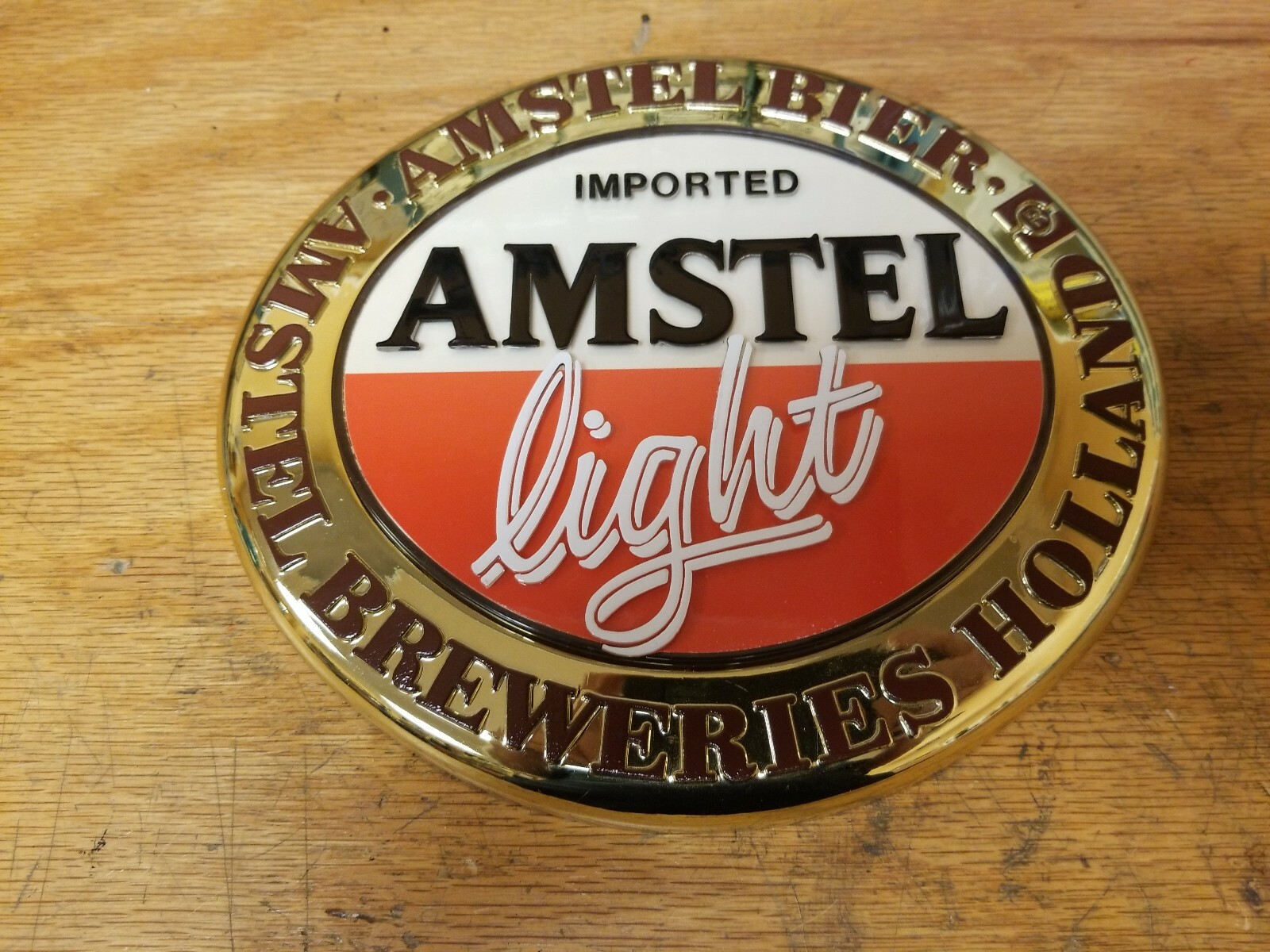 Imported Amstel Light Beer Sign Amstel Bier Breweries Holland Van ...