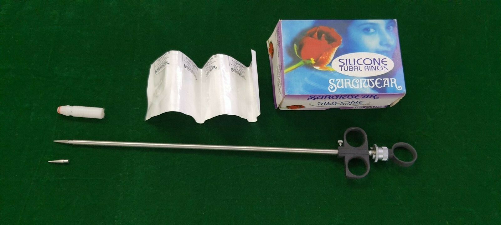 Laparoscopic Ring Applicator with Ring 7mmx330mm Endoscopy Surgical ...