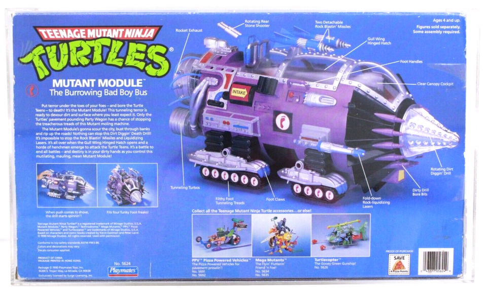 Teenage Mutant Ninja Turtles Mutant Module 1990 Action Figure TMNT CAS ...