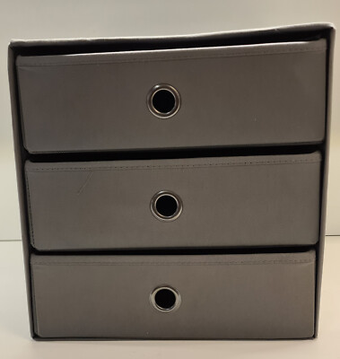 Ikea FLARRA Minikommode mit 3 Schubladen Kallax dunkelgrau Aufbewahrung ...