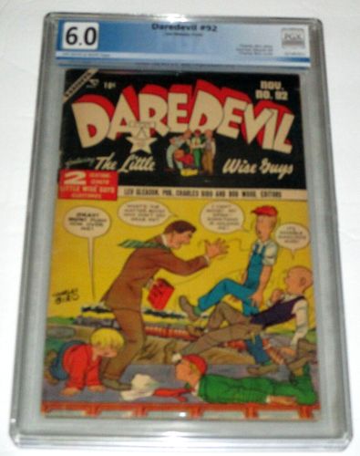 DAREDEVIL #92 LEV GLEASON 1952 LITTLE WISE GUY PGX GRADED NM 6.0 | eBay