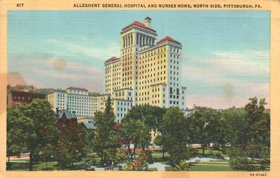 Pittsburgh Pennsylvania Allegheny General Hospital And Nurses Home ...