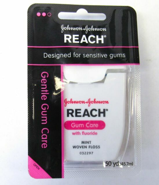Reach Gentle Gum Care with Fluoride Mint Dental Floss - 50 Yards for ...