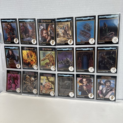 Vintage TSR Collector Advanced D&D Trading Cards Lot of 18 1992 | eBay